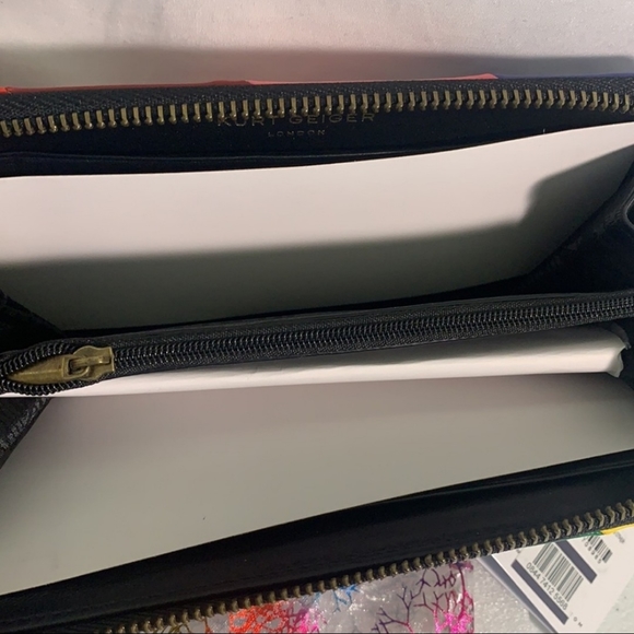 Kurt Geiger | Bags | Zip Around Leather Walletkurt Geiger London | Poshmark